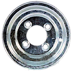 8X3.75 4-4 Galvanized Trailer Wheel | Tires4That by Gallagher Tire ...